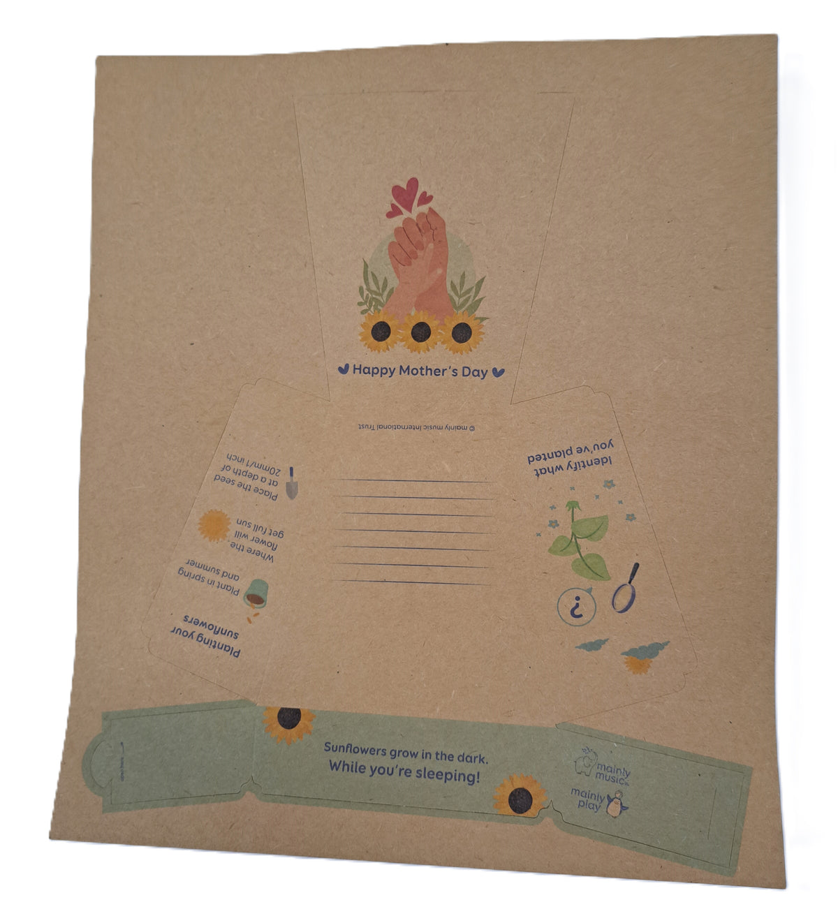 Mother's Day Sunflower cards – mainly music and mainly play New Zealand